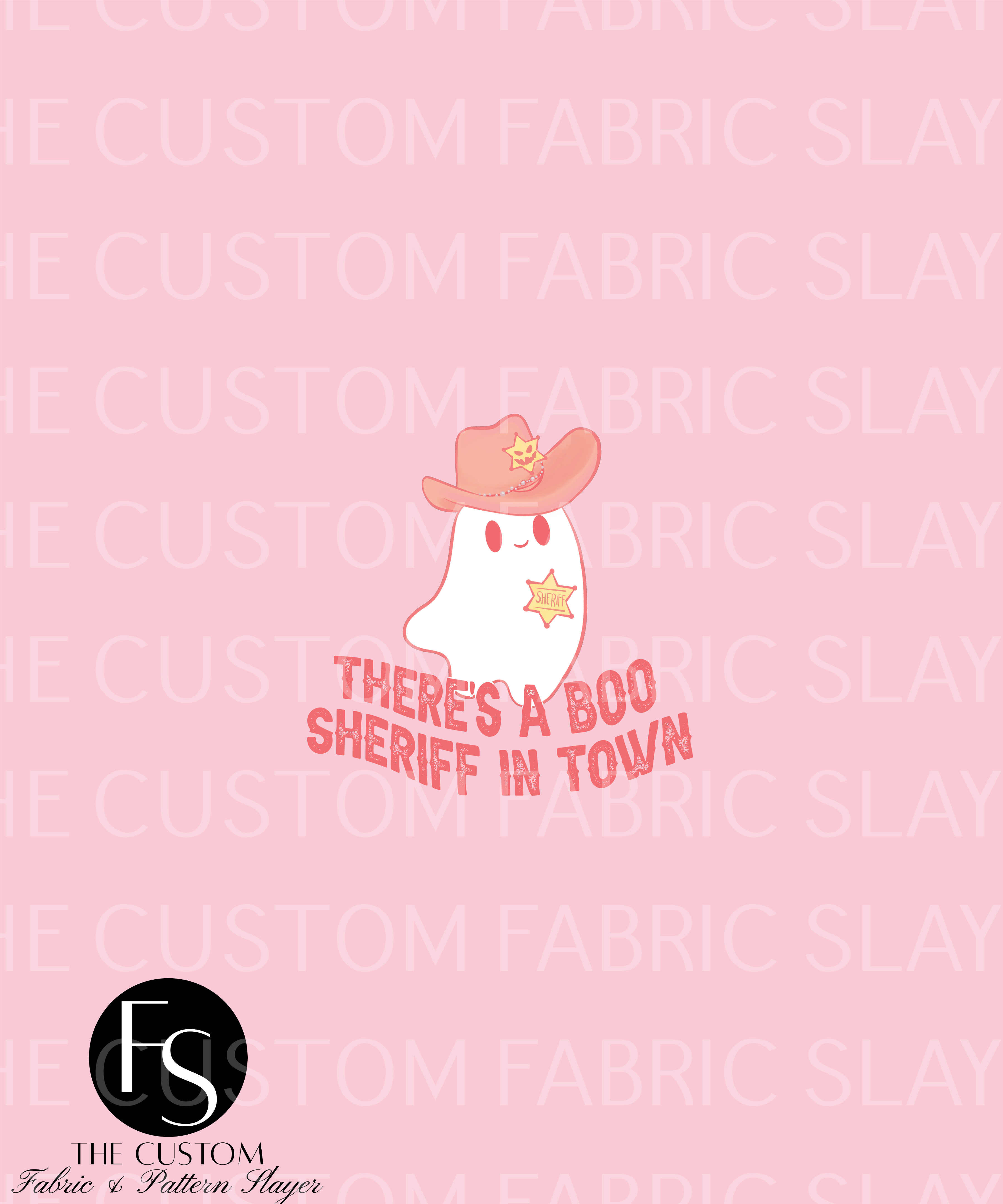 Pink Boo Sheriff - HEXREJECT Panel – The Custom Fabric Slayer