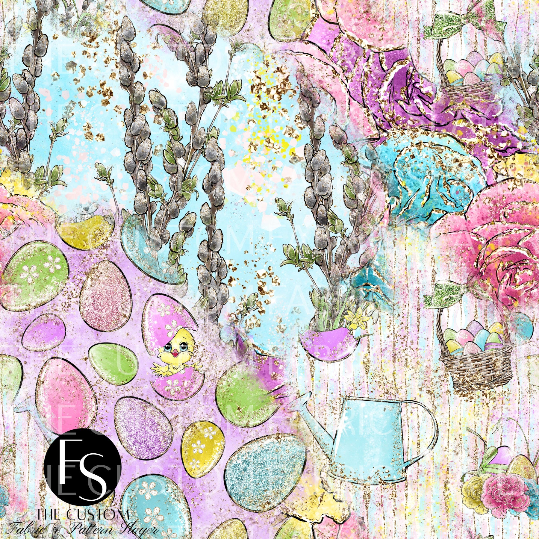 Brushstroke Easter – The Custom Fabric Slayer