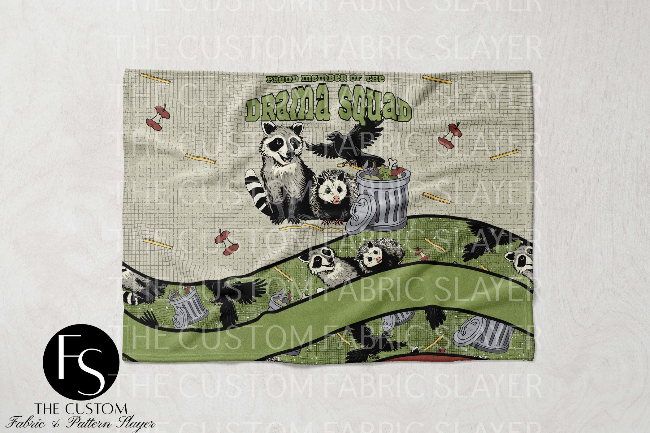 Drama Squad - SPOOKYSQUADDIGITALS - Double Sided Print Blanket – The ...