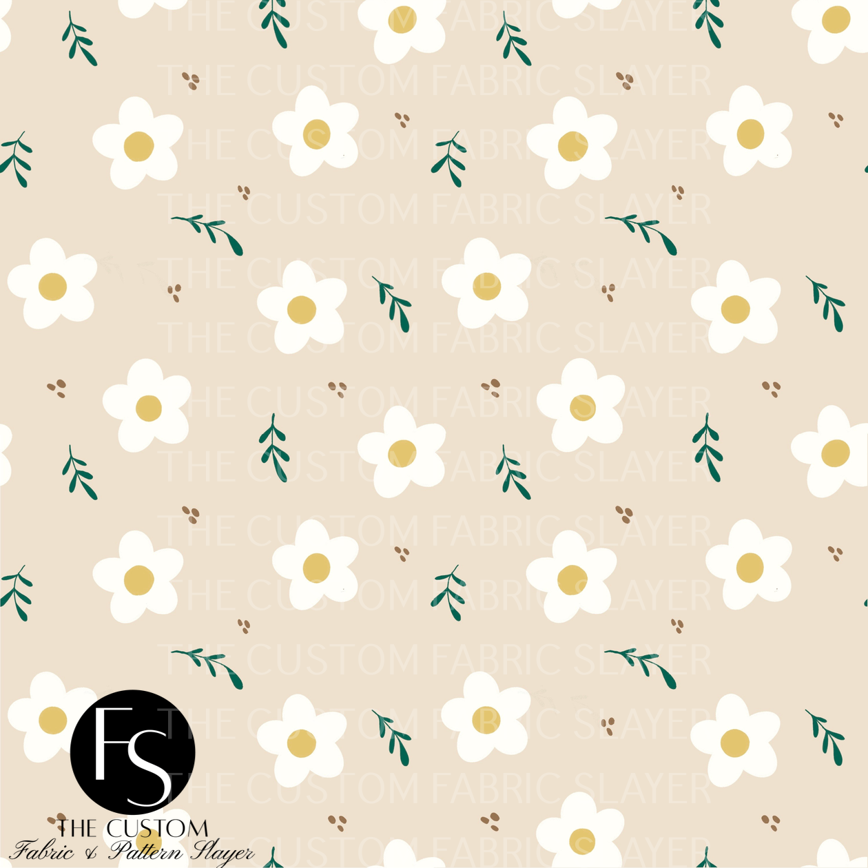Neutral Daisy - 2024 – The Custom Fabric Slayer