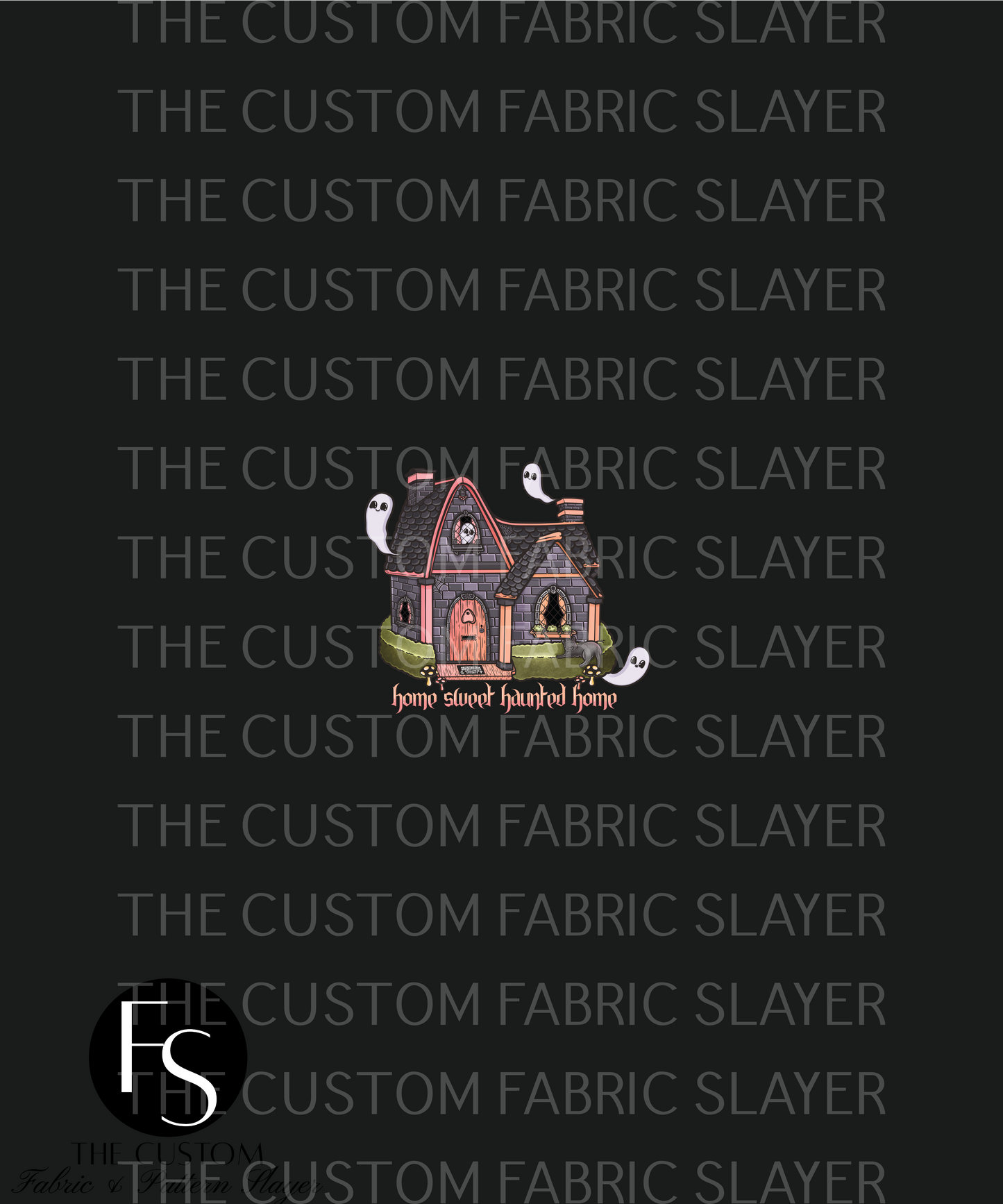 Spooky Cottage core House C - LOVEKYR Panel – The Custom Fabric Slayer