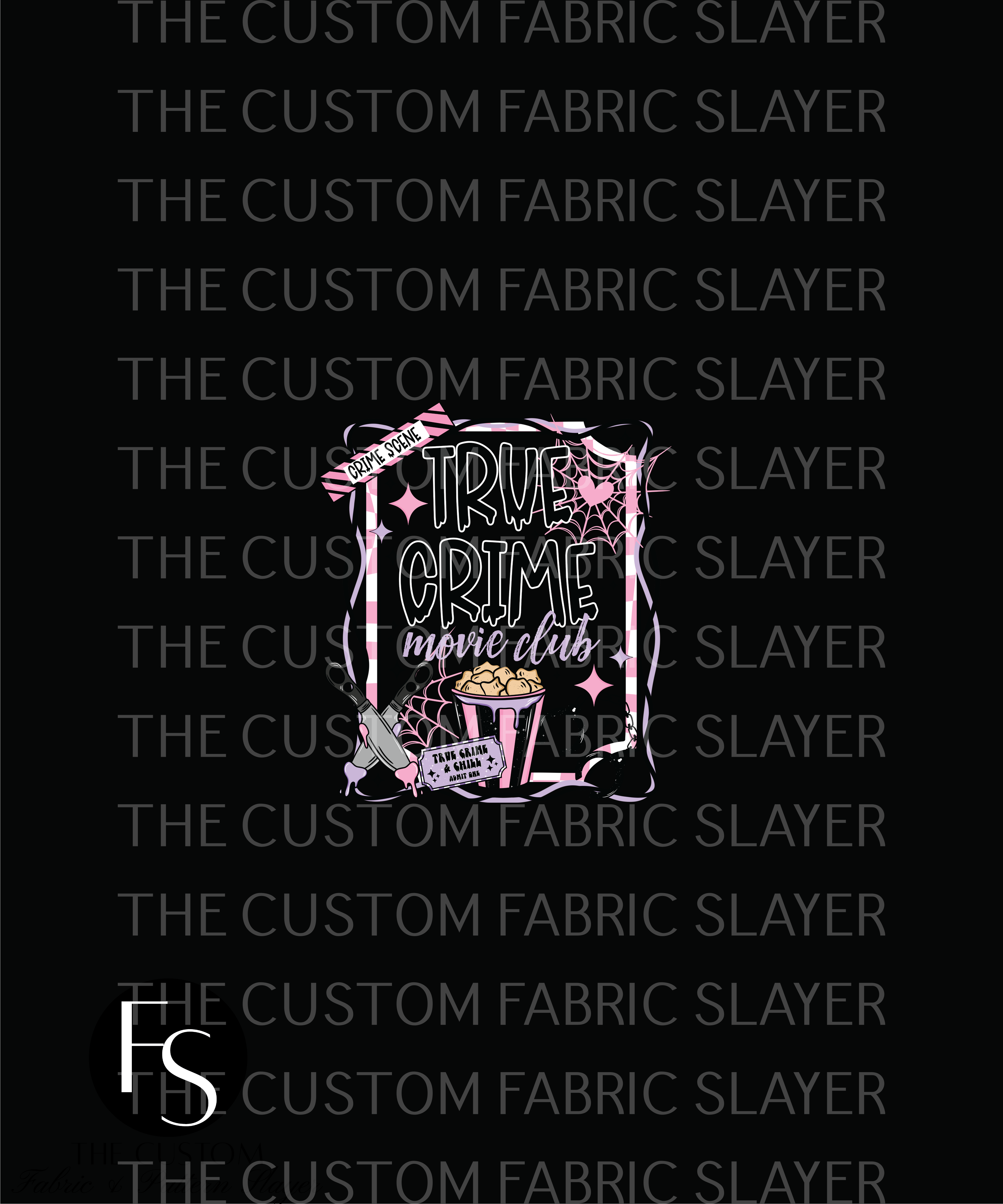 True Crime B - CERRASSHOP Panel – The Custom Fabric Slayer