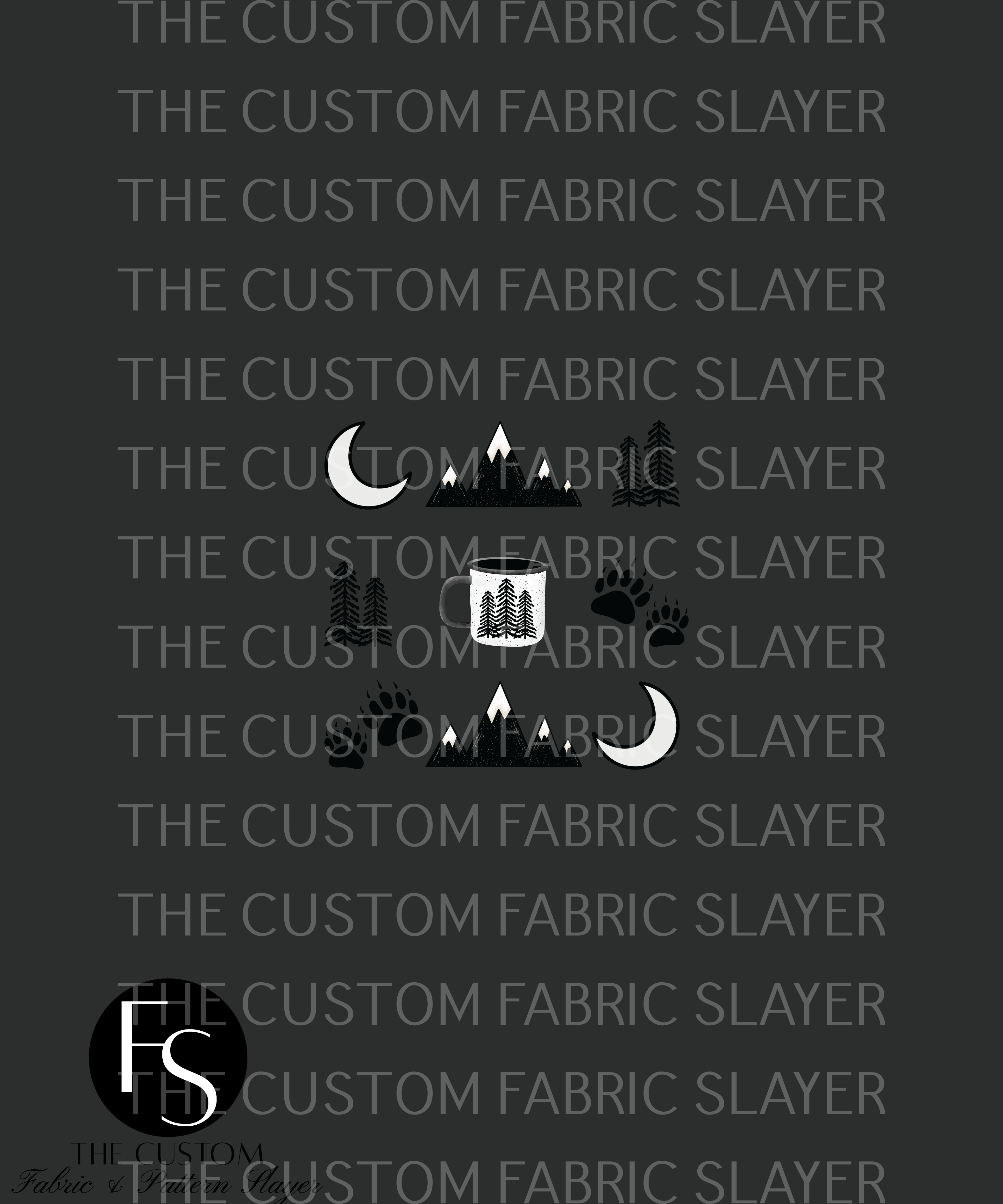 Mountains B - CERRASSHOP Panel – The Custom Fabric Slayer