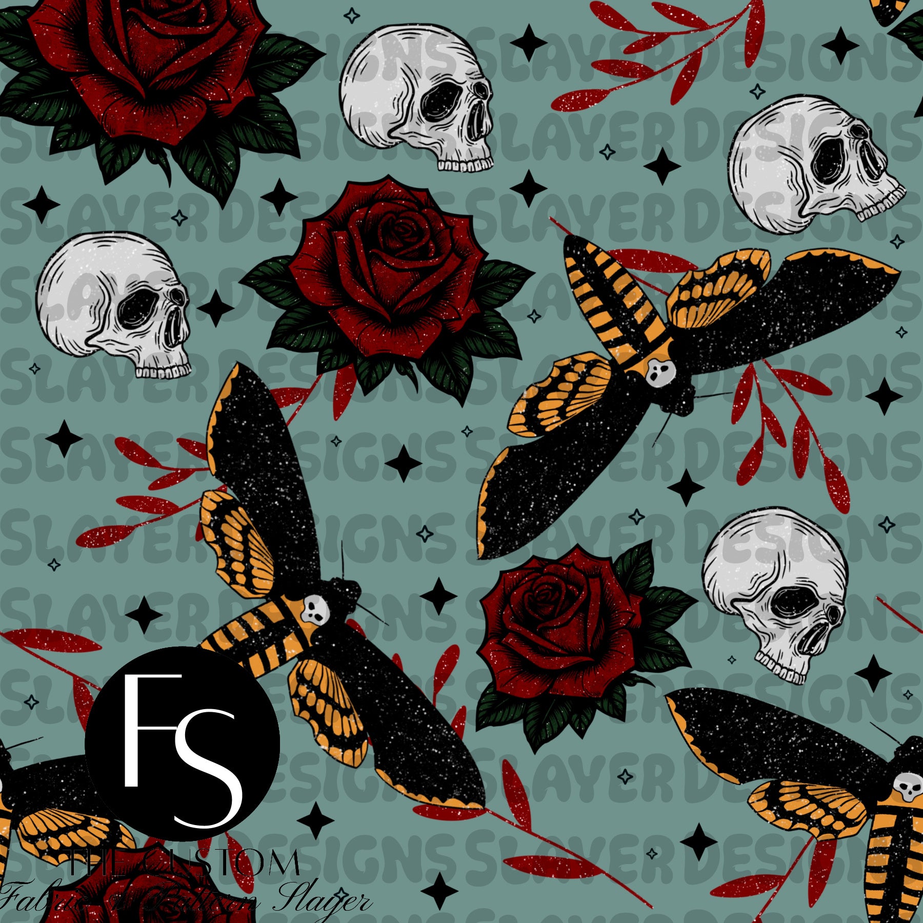Death Moth B - FABRICSLAYER – The Custom Fabric Slayer