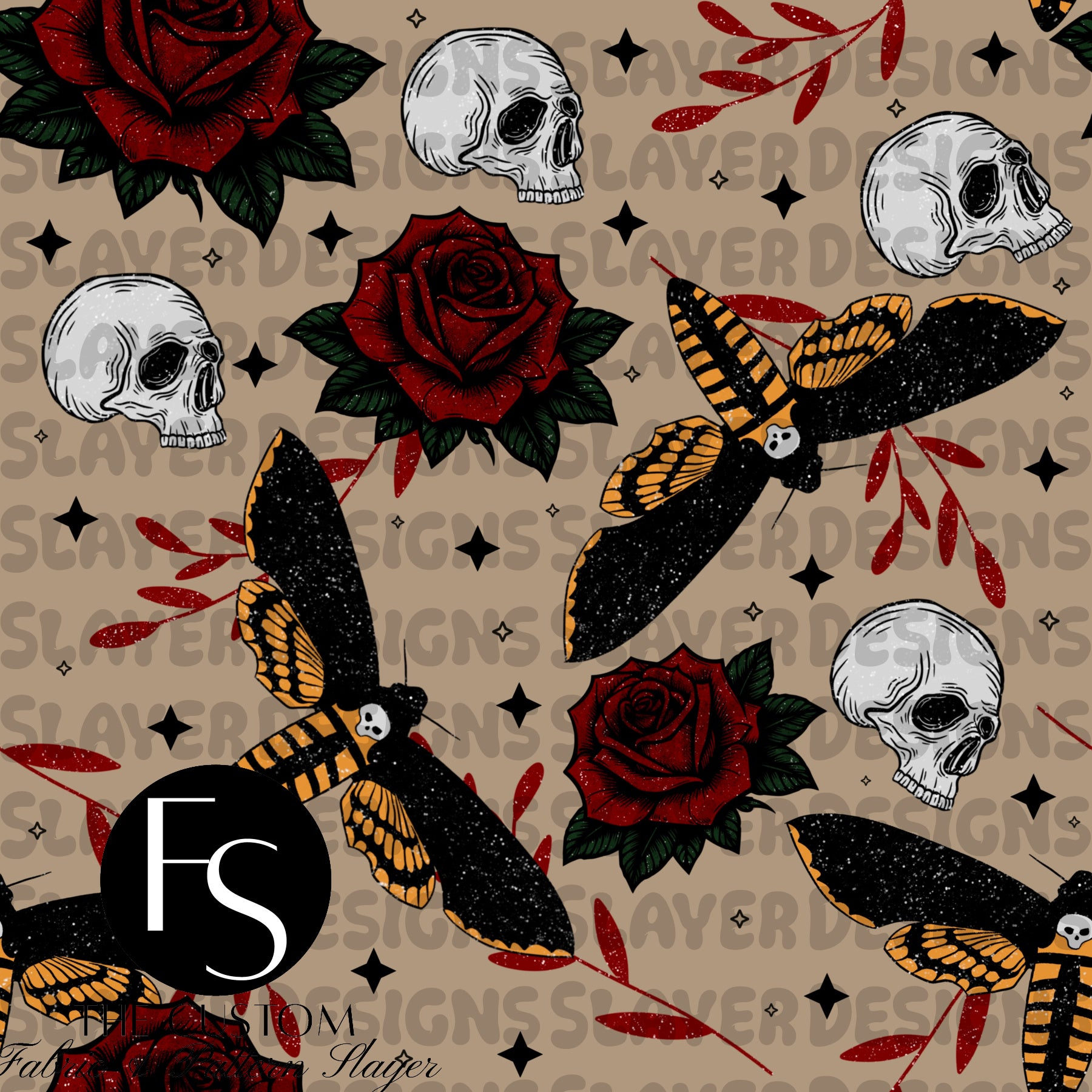 Death Moth A - FABRICSLAYER – The Custom Fabric Slayer