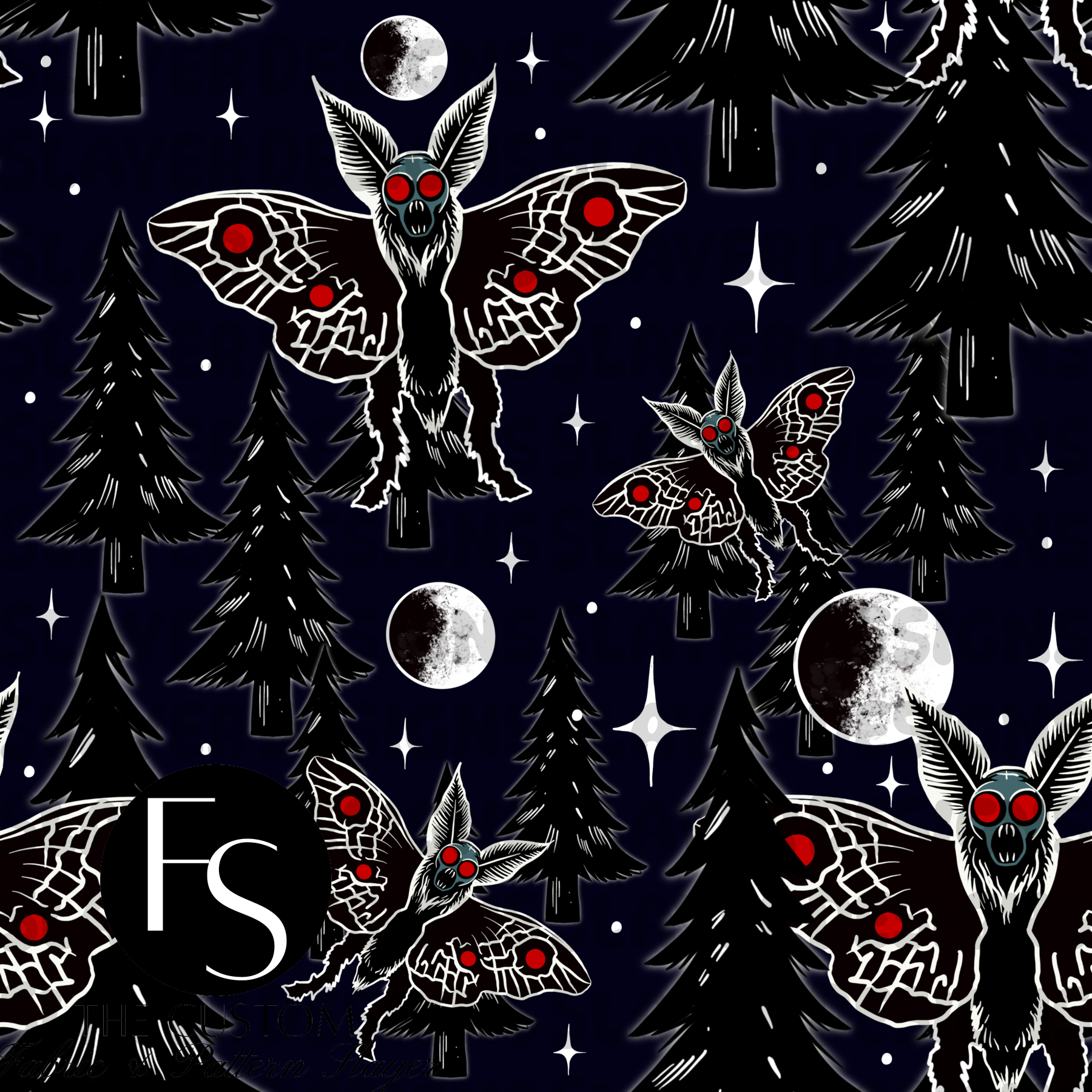 Creepy Mothman - FABRICSLAYER – The Custom Fabric Slayer