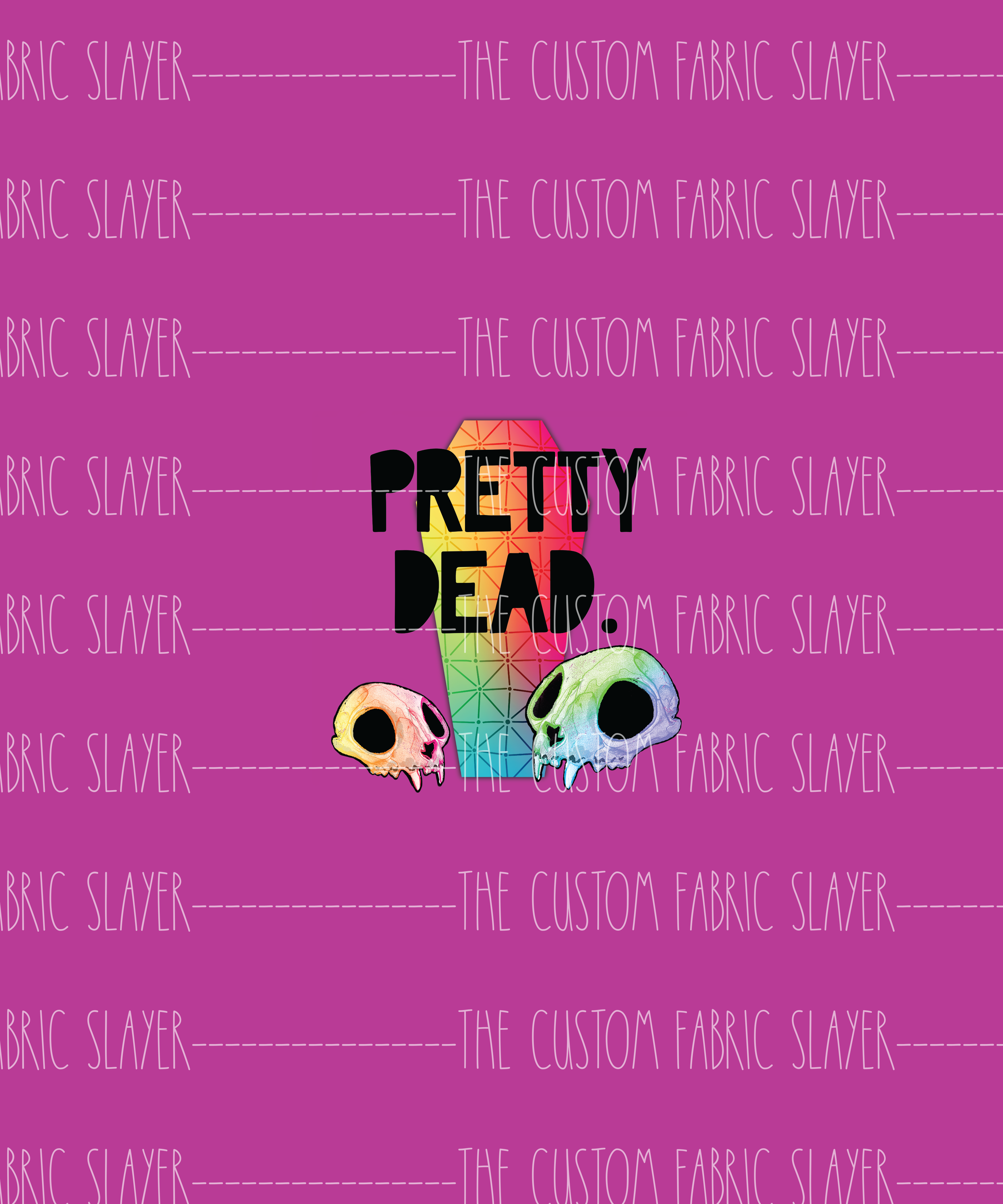 Pretty Dead - HEXREJECT Panel – The Custom Fabric Slayer